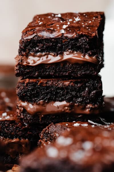 Nutella Brownies Double The Nutella Blue Bowl